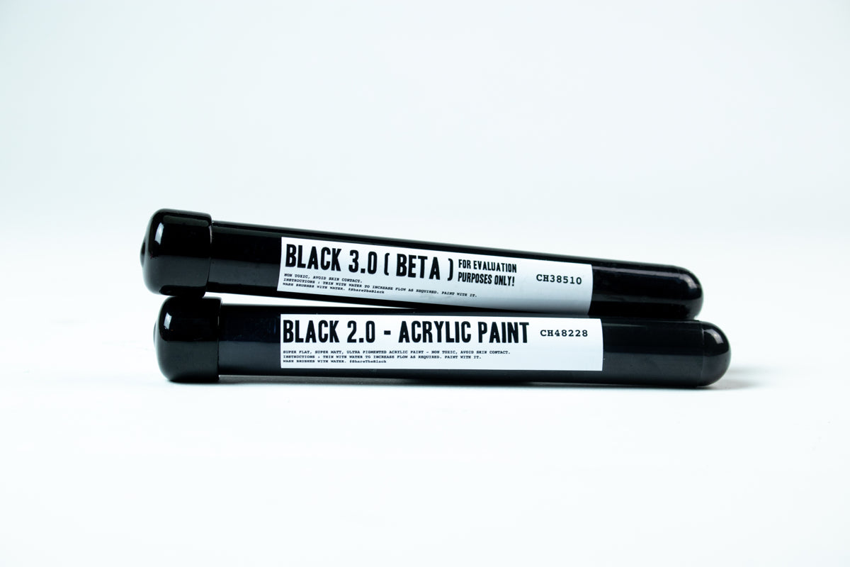 BLACK 3.0 BETA - evaluation batch - blackest black acrylic paint 20ml ...