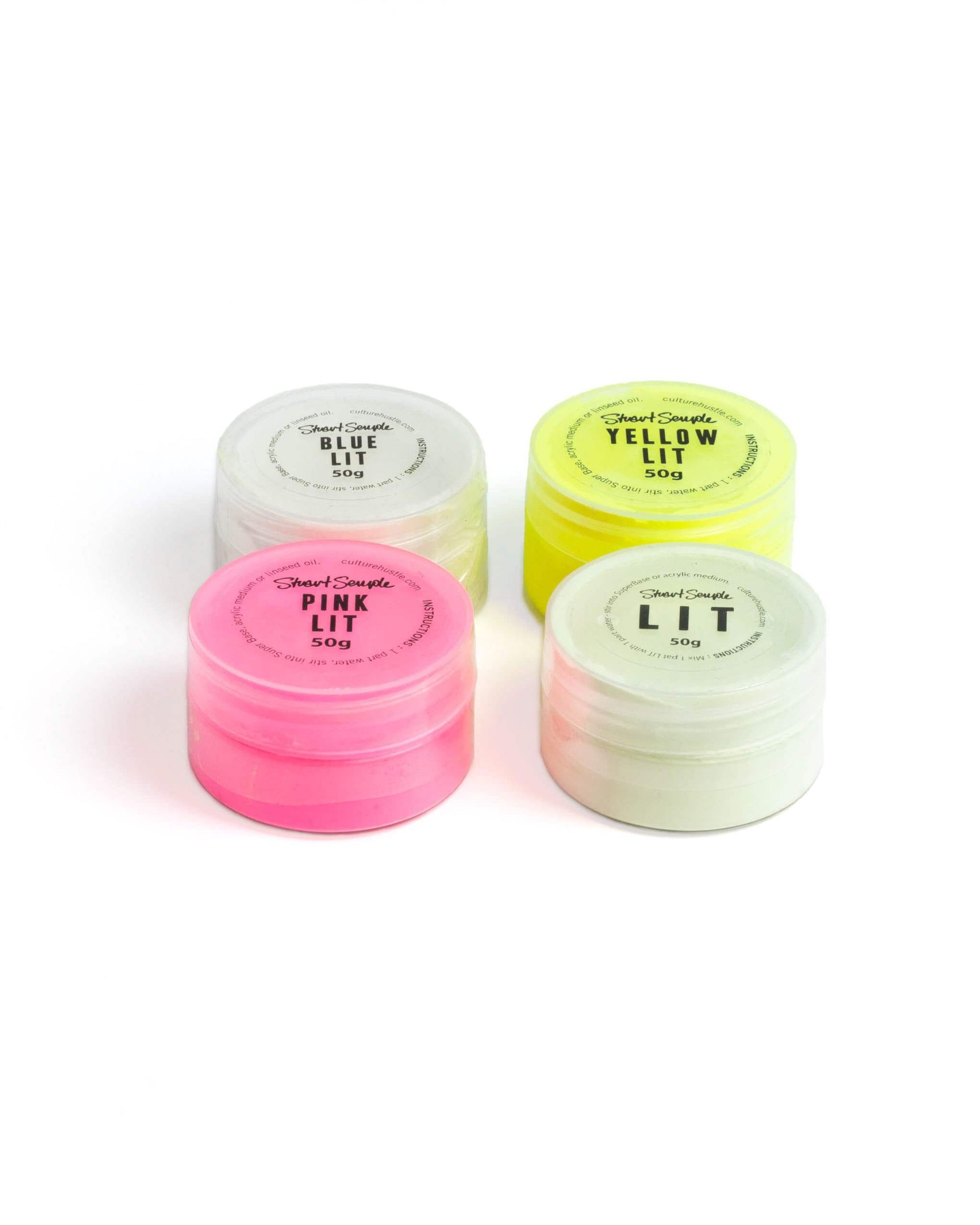 Lit Pack - 4 x 50g pure 100% lit pigment – Culture Hustle USA