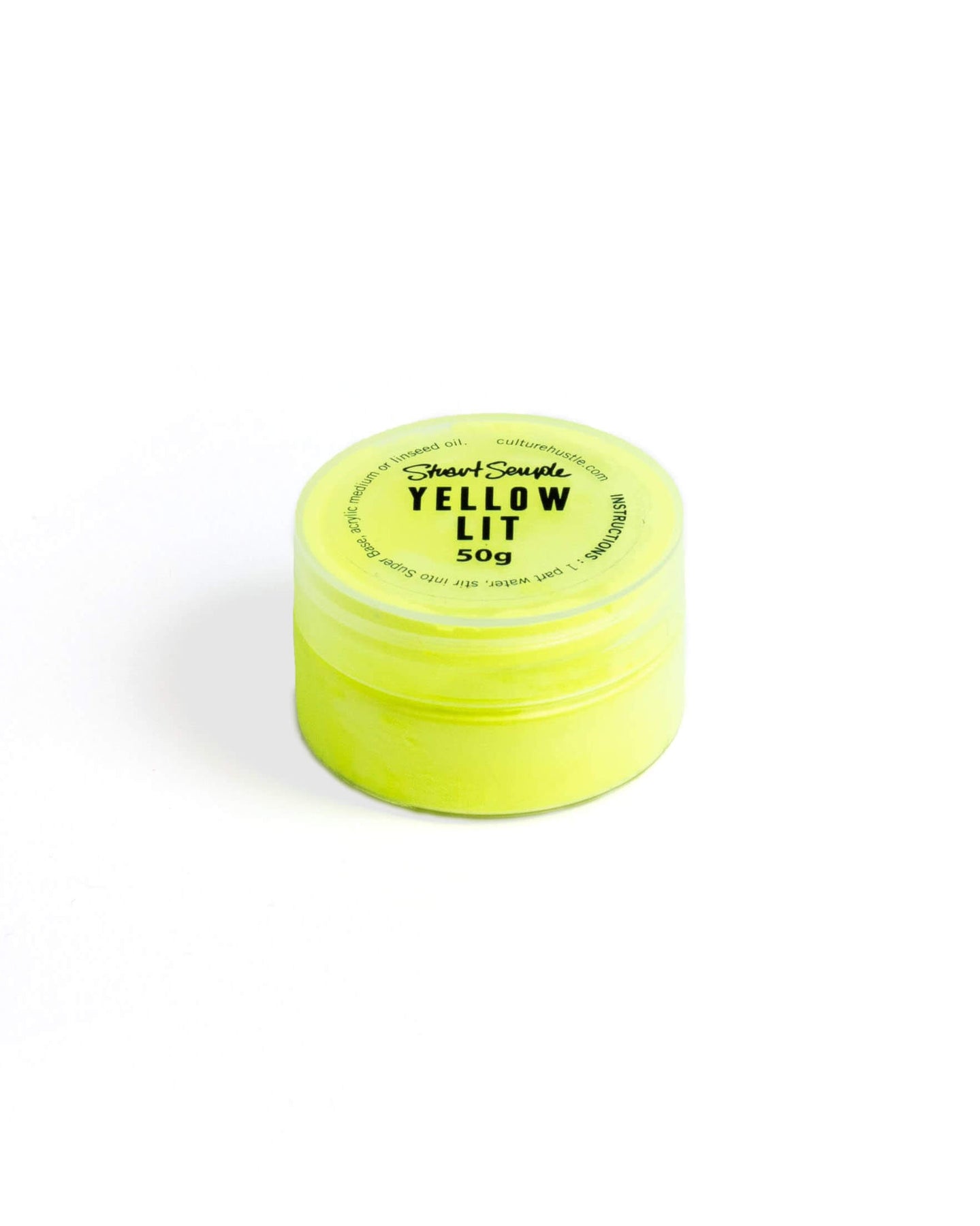 YELLOW LIT - the world's glowiest glow pigment, 100% pure LIT powder b ...