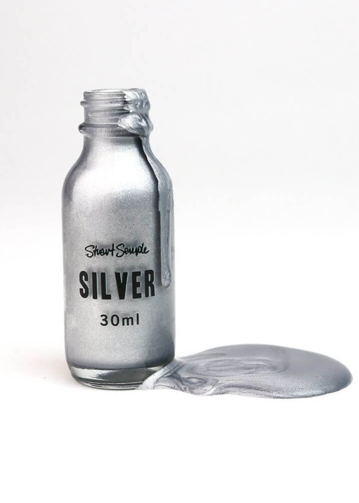 *THE WORLD'S SILVERIEST SILVER - metallic acrylic paint by Stuart Semp ...